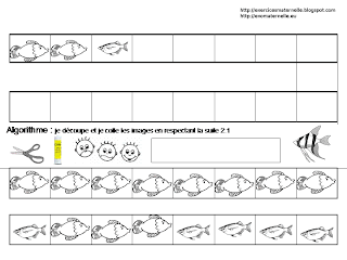 Maternelle: Algorithmes avec des poissons