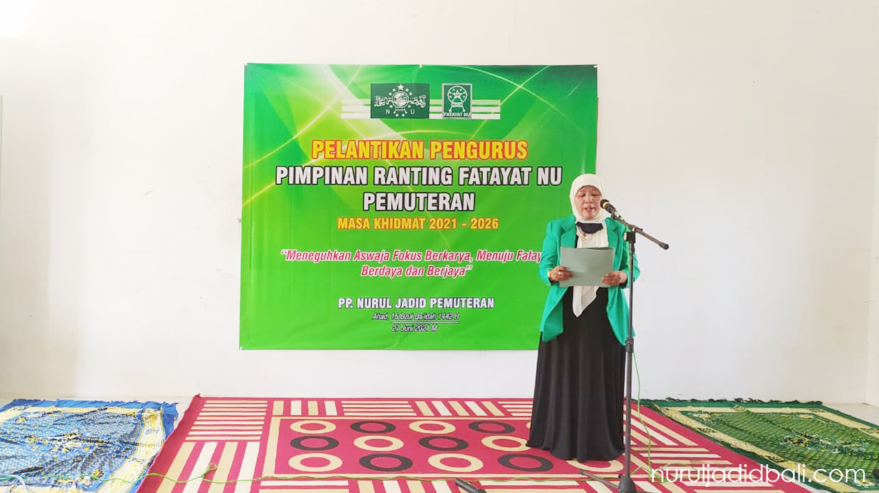 Pelantikan Ranting Fatayat NU Ranting Desa Pemuteran Periode 2021-2026 ...
