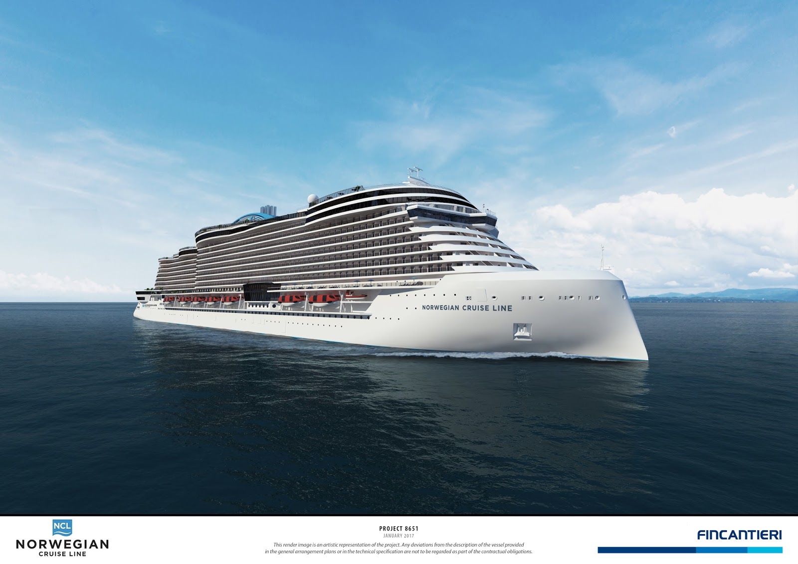 Norwegian Cruise Line revela primeiras imagens de novos navios ...