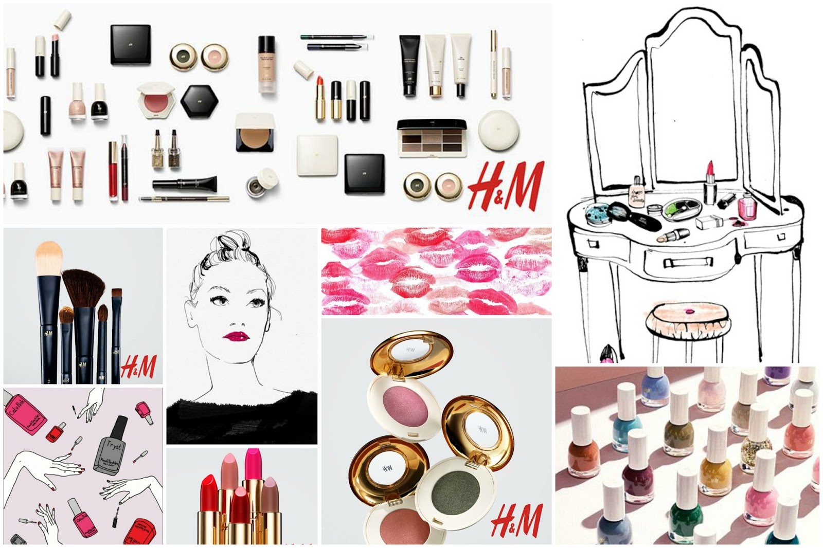 H&M cosmetics collection 2016 - Magnifique Brunette