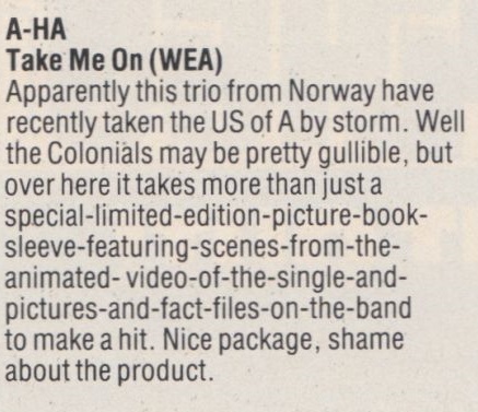 Top Of The Pop Culture 80s: Aha - Take On Me 1985