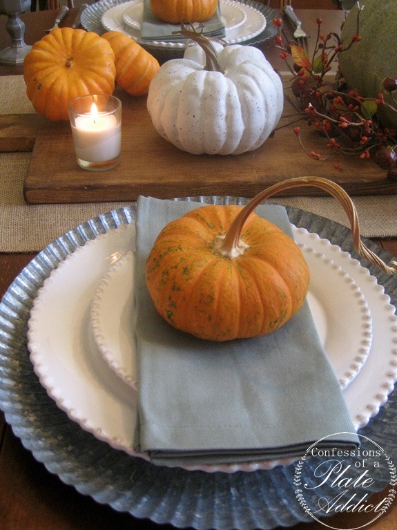 CONFESSIONS OF A PLATE ADDICT: Fall Tablescape with Magnolia Inspired ...
