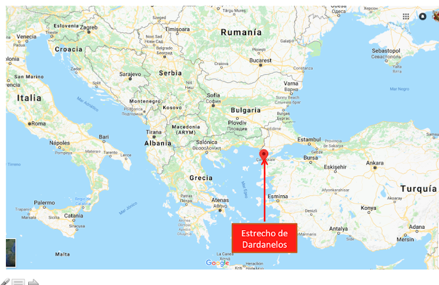Batalla de los Dardanelos.