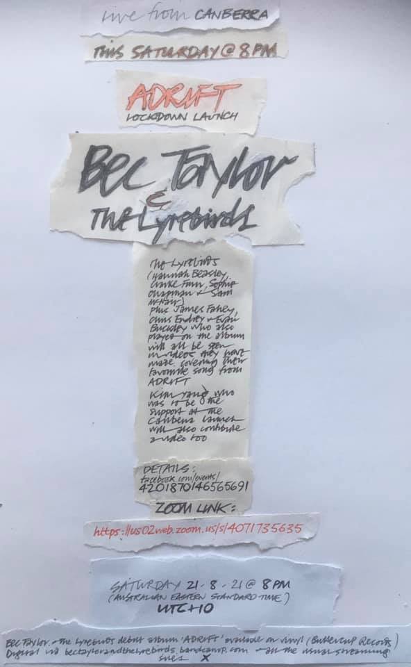 [E.O.M.S.]: Bec Taylor & the Lyrebirds - 'Adrift' (Album Lockdown ...