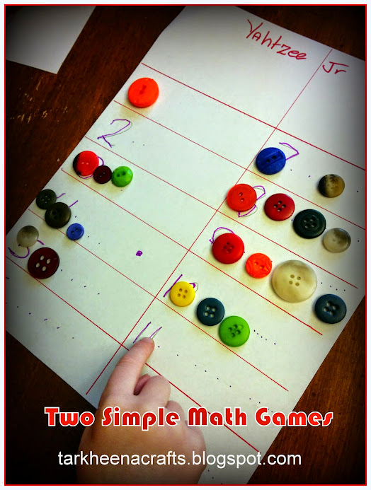 Tarkheena Crafts: 2 Simple Math Games