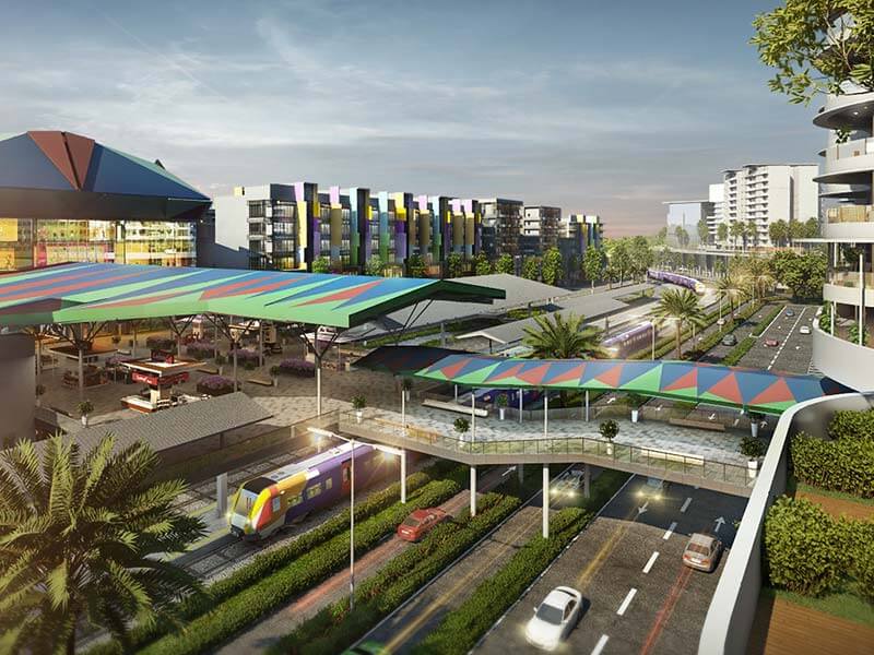 Provision for Light Rail Transit (LRT) in Aeropod project in Sabah!