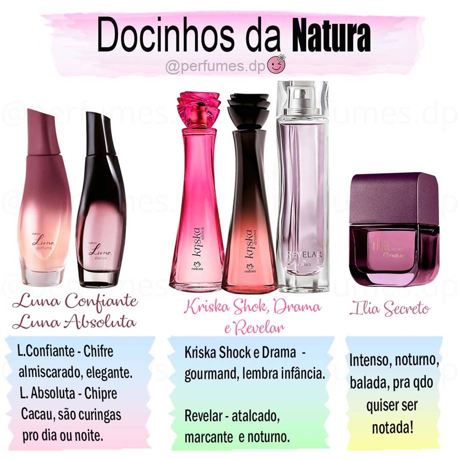 Perfume doce pra cada ocasião - Natura - Perfumes dp Perfume doce pra cada ocasião - Natura - Perfumes dp