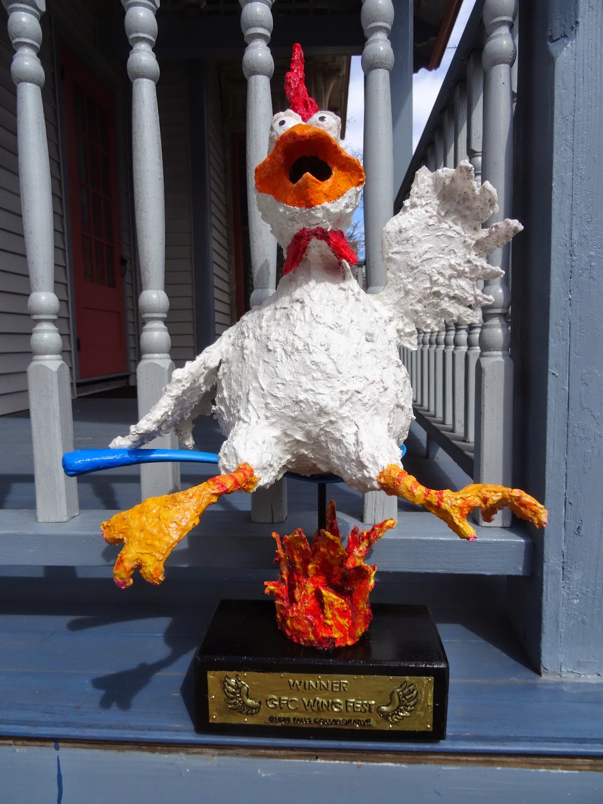 There's a Dragon in my Art Room: All about the Chicken Trophy!