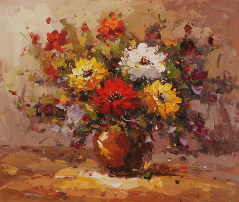 Pinturas lindas com flores ~ Pinturas do AUwe