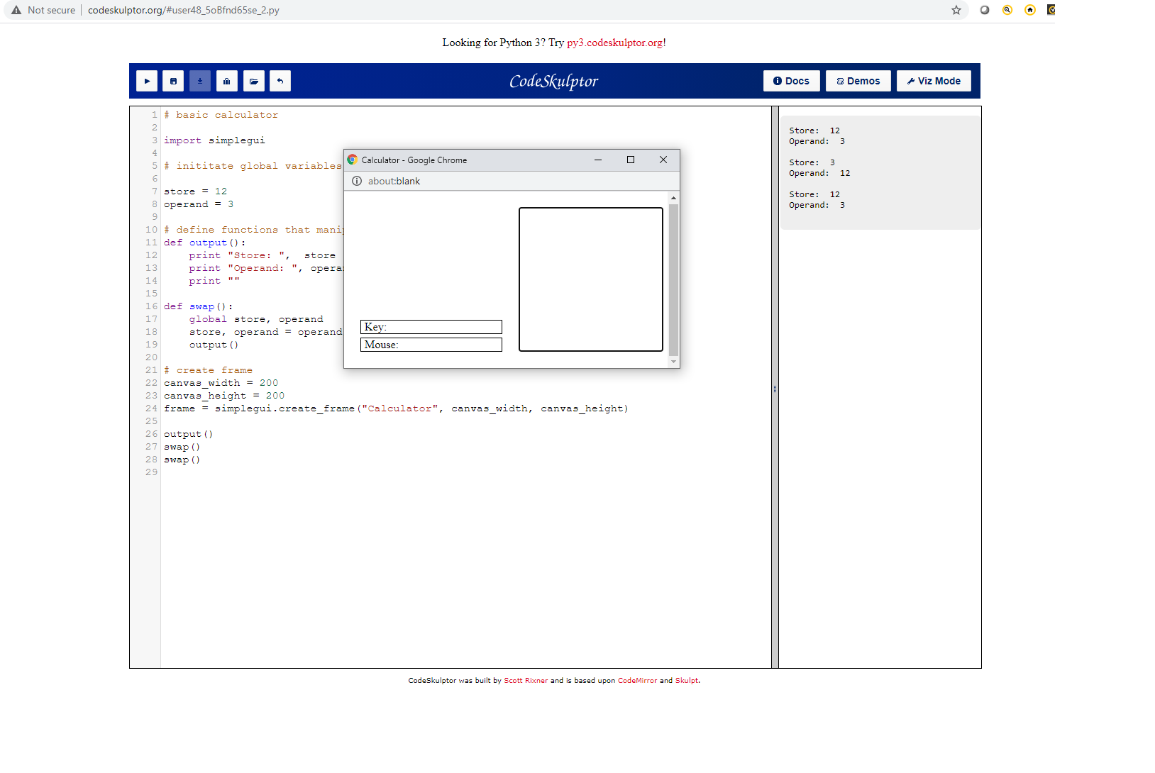Reviewing SimpleGui & Fundamental Computing