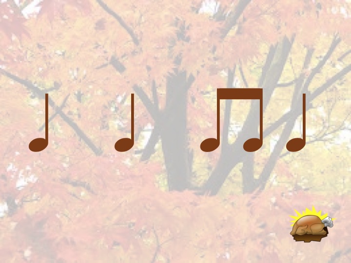 Turkey Rhythm Game - Music a la Abbott - Amy Abbott - Kodály Inspired ...
