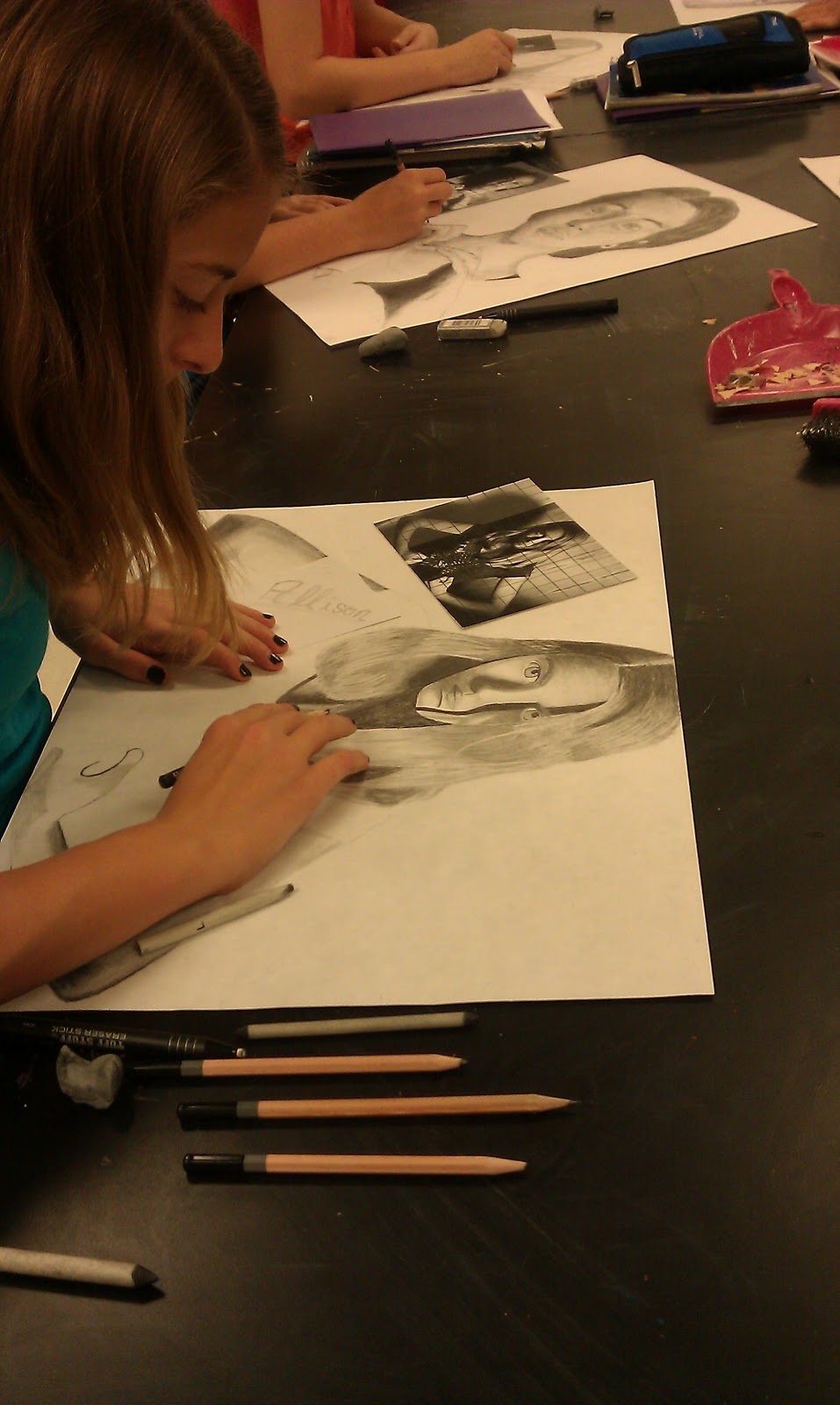 Art with Mrs. Kennedy: 8th Grade Drawing- Self-Portrait