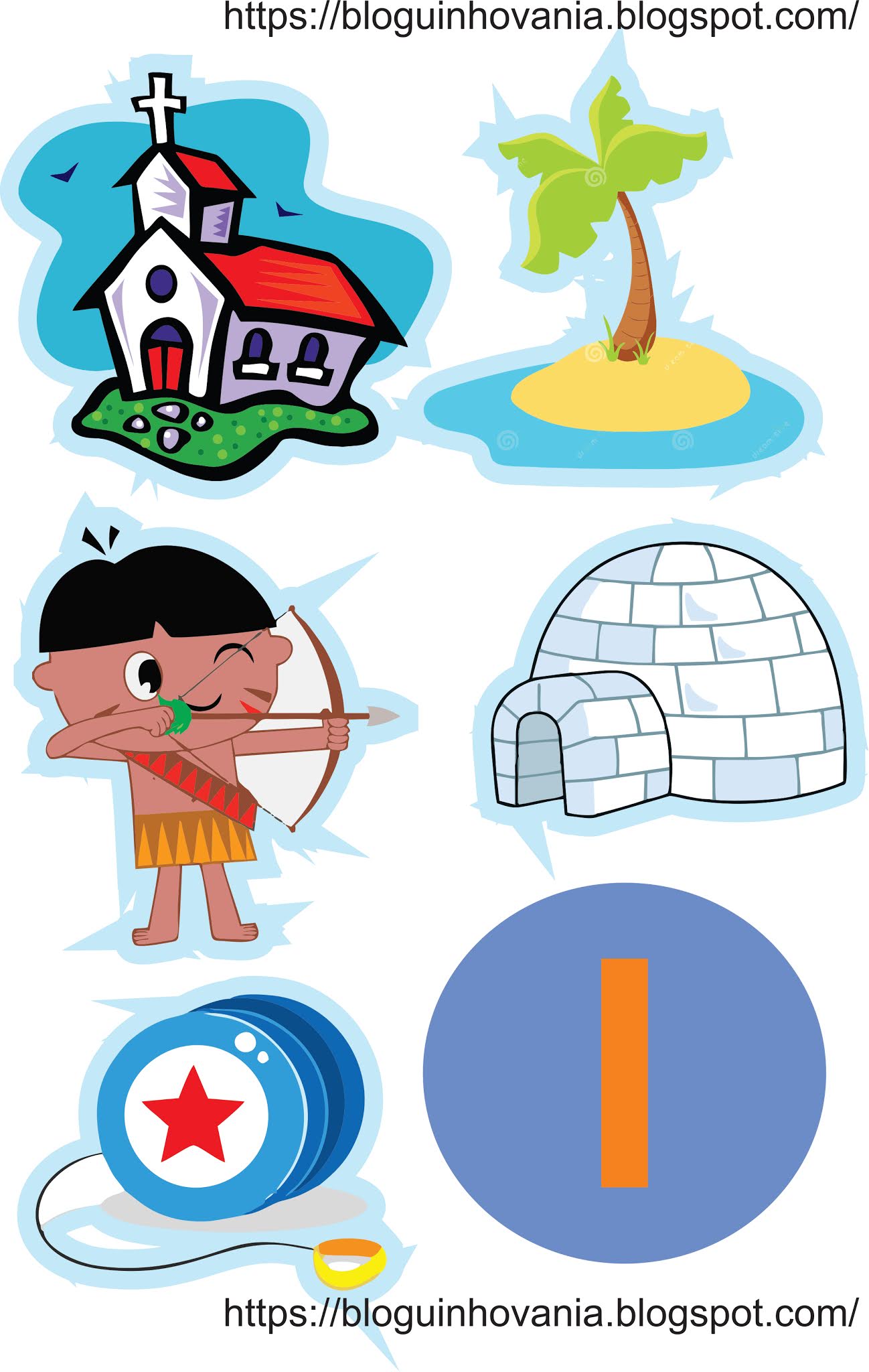 Figuras Com A Vogal I - BRUNIV