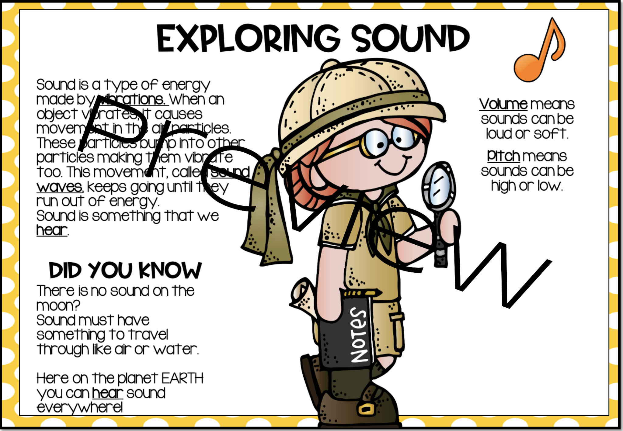 1st Grade Hip Hip Hooray!: NGSS...Exploring Light and Sound Waves
