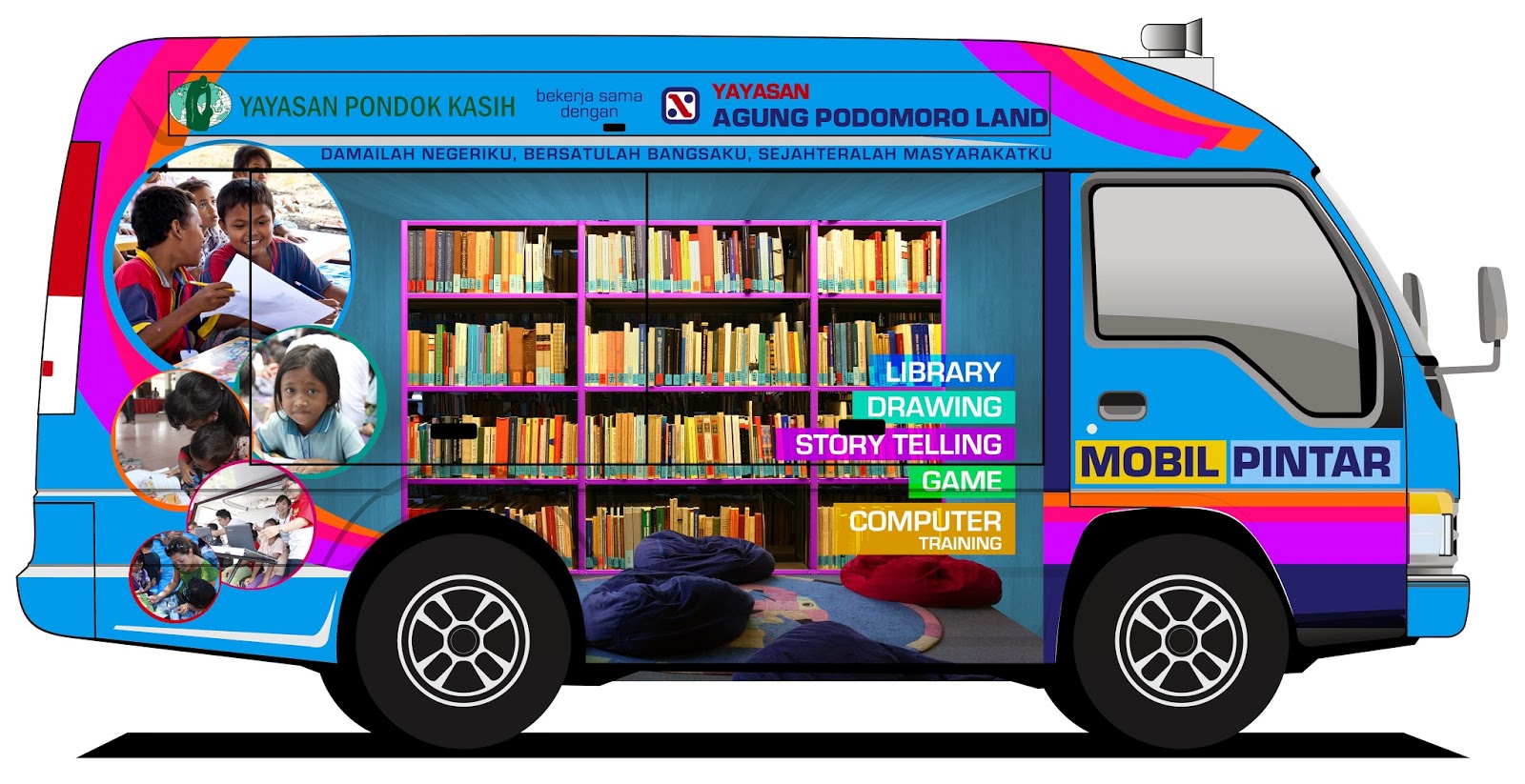 MOBIL PINTAR ( Perpustakaan Keliling ) APL - Harga Isuzu Giga Cikarang ...