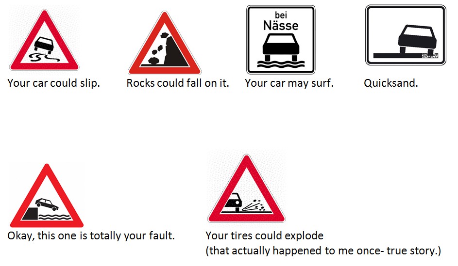 Adventures in Deutschland: Day 143 German Traffic Signs are a little ...