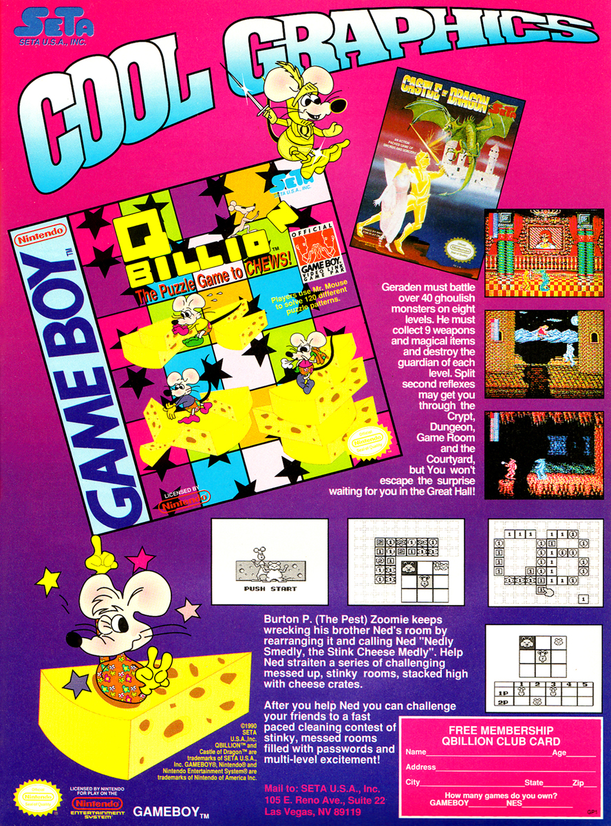 Vault 1541: Gaming Ads: SETA U.S.A. and Shiny Entertainment