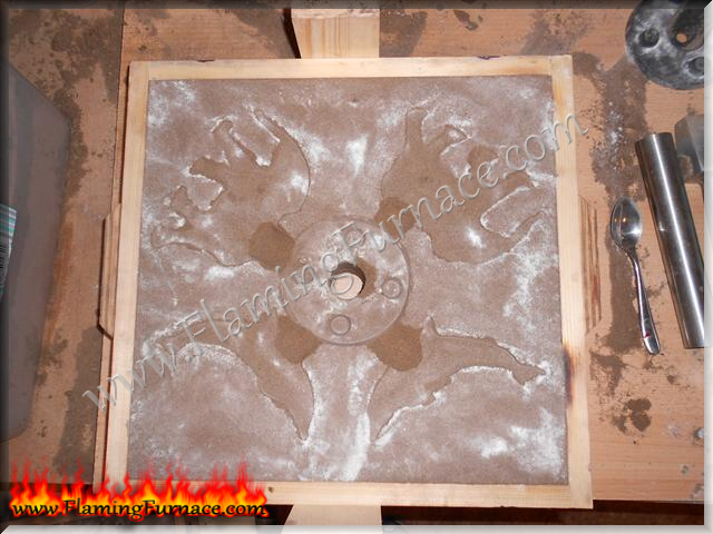 Foundry Sand Casting Project For My Kids Room ~ Metal casting projects