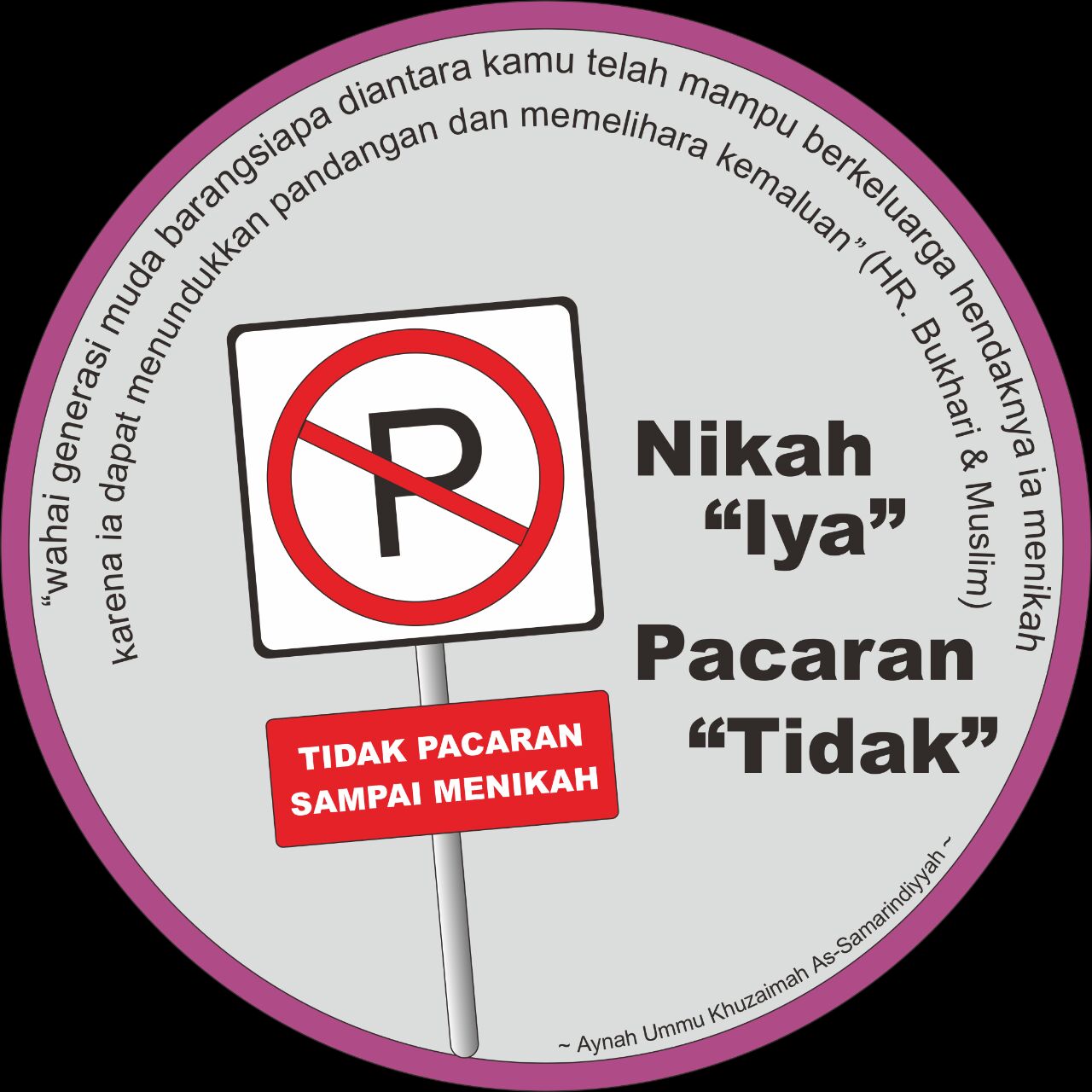 Poster 8 (Katakan Tidak untuk Pacaran) - أخوات السمرندية