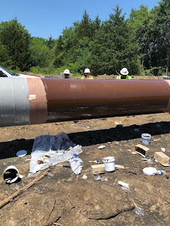 Pipeline Coatings Discussion: Powercrete J and R95 to Coat Lengths of Pipe