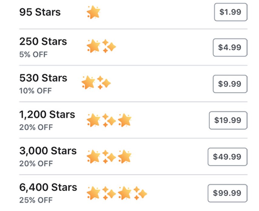 Berapa Nilai Facebook Stars Yang Diberikan Viewer Kepada Streamers ...