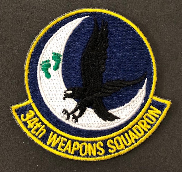 THE USAF RESCUE COLLECTION: USAF 34th WPS / Green Feet Patch
