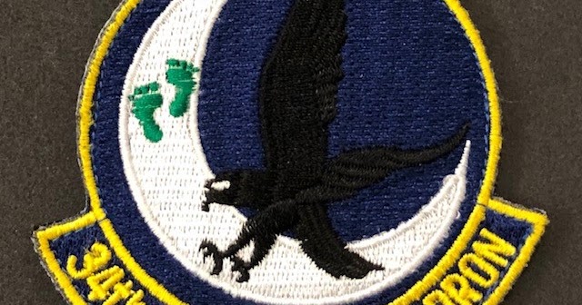THE USAF RESCUE COLLECTION: USAF 34th WPS / Green Feet Patch