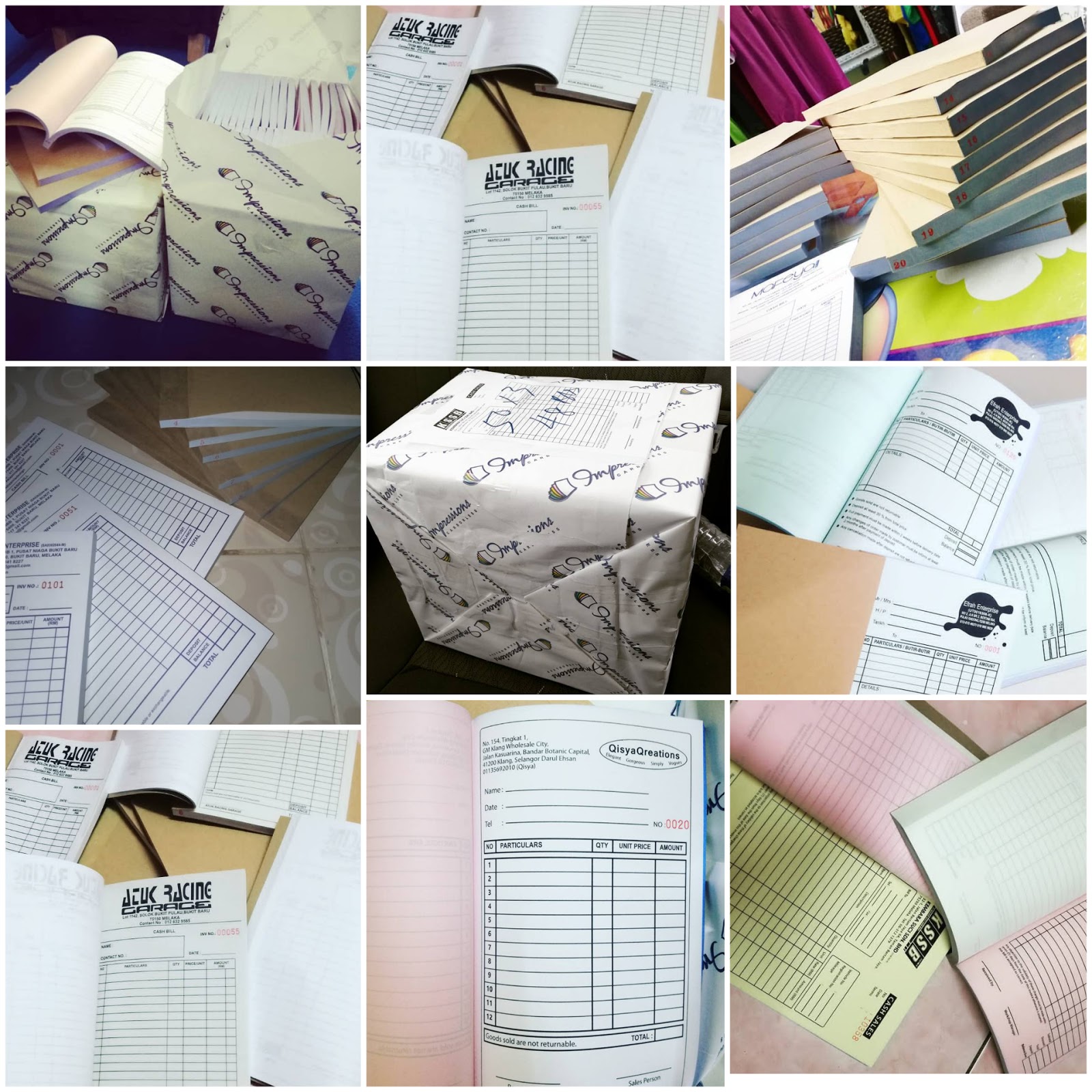 BILL BOOK / BUKU RESIT