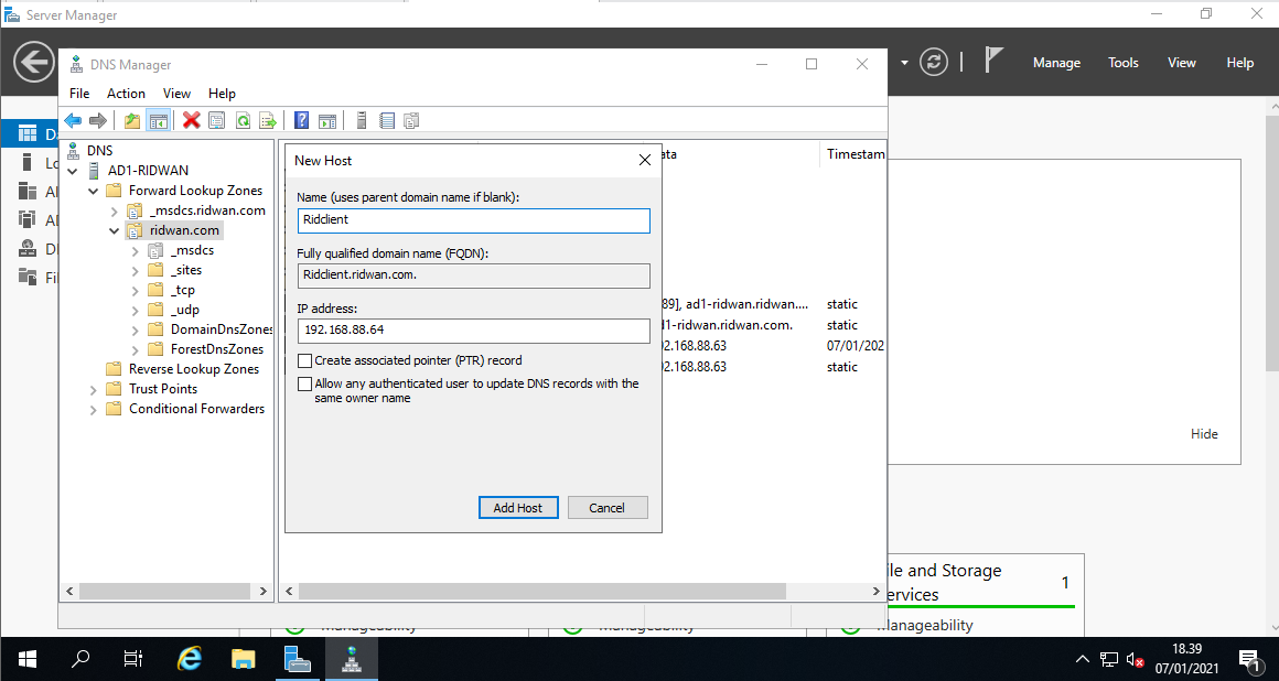 Langkah-langkah Join Domain Windows Server 2019 Menggunakan Windows 7 ...
