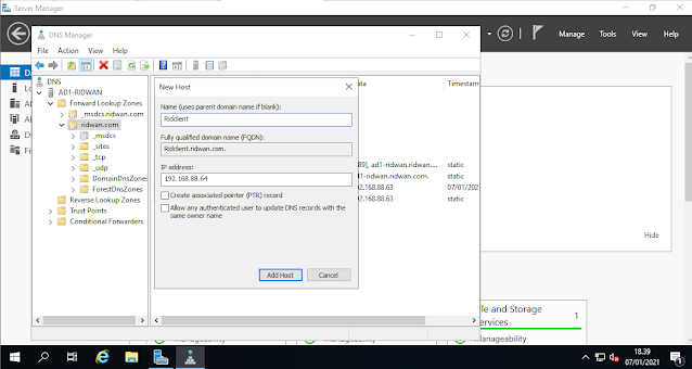 Langkah-langkah Join Domain Windows Server 2019 Menggunakan Windows 7 ...