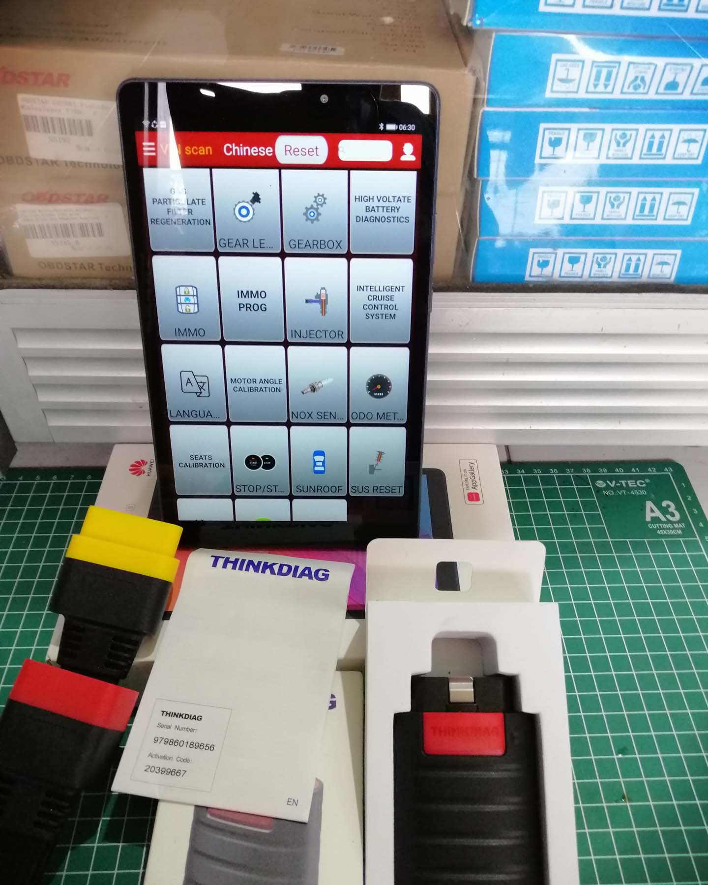 Original Launch Thinkdiag OBD OBD2 Plus Software Diagzone Free Update 2 ...