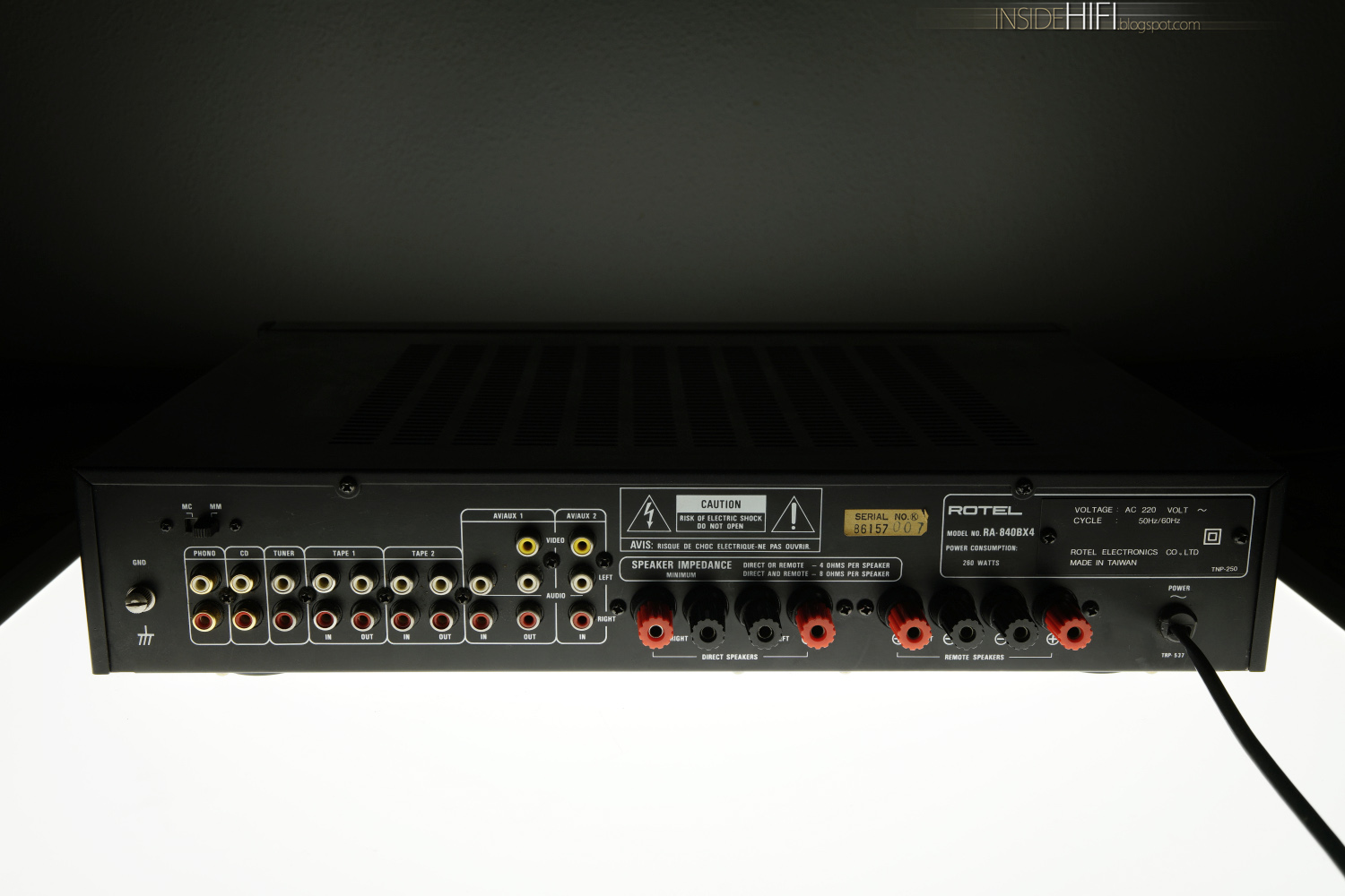 Inside Hi-Fi: Rotel RA-840BX4