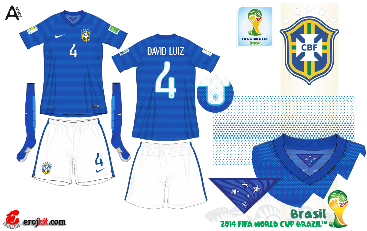 Kit Design, by eroj: 2014 Brasil WC Kits