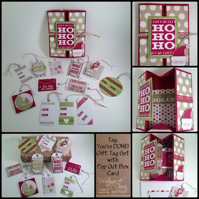 InkyPinkies: Tag, You're DONE! Twelve Tags and Pop-Out Box Card - USWDAF