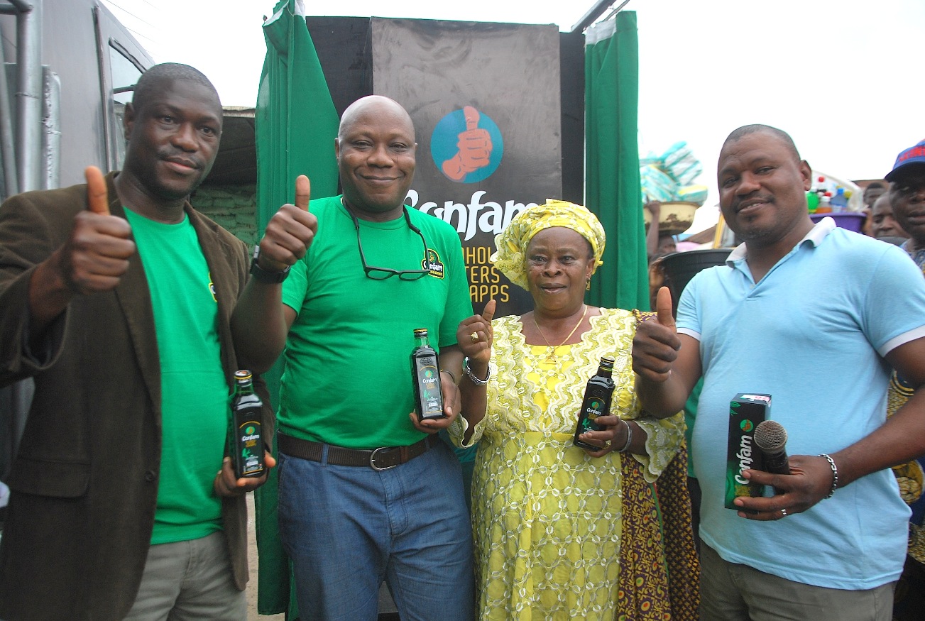 Confam Bitters Schnapps enters the Nigerian markets with a bang