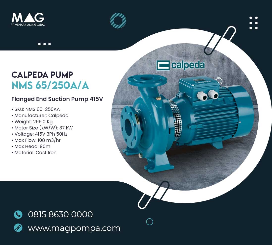 Harga Pompa Ebara , Franklin, Grundfos , CNP , APP ,Bossco, Maxon : Pompa Calpeda type NMS