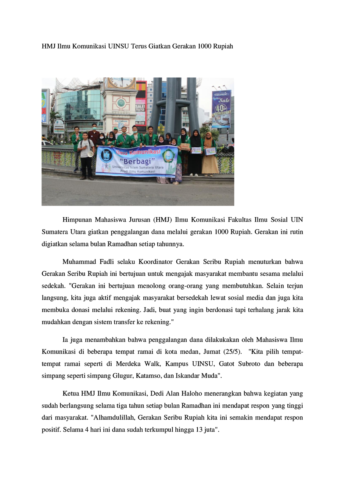 Penjelasan Lengkap dan Contoh T.O.R (Term of Reference) Berita Liputan ...