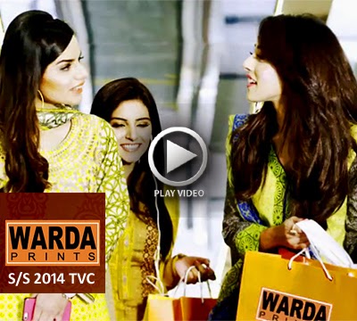 Warda Prints Spring-Summer Lawn 2014 Vol-2 TVC | Warda Designer ...