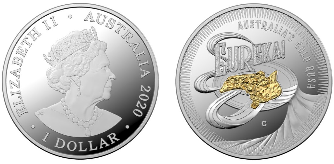 coins and more: 1198) "Gold Rush 1851", Australia: Gold (10 Dollars ...