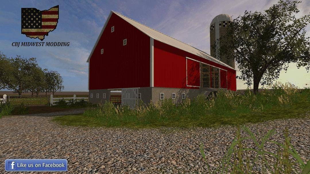 FS19 48×90 Bank Barn v1.0 - FS 19 & 22 USA Mods Collection
