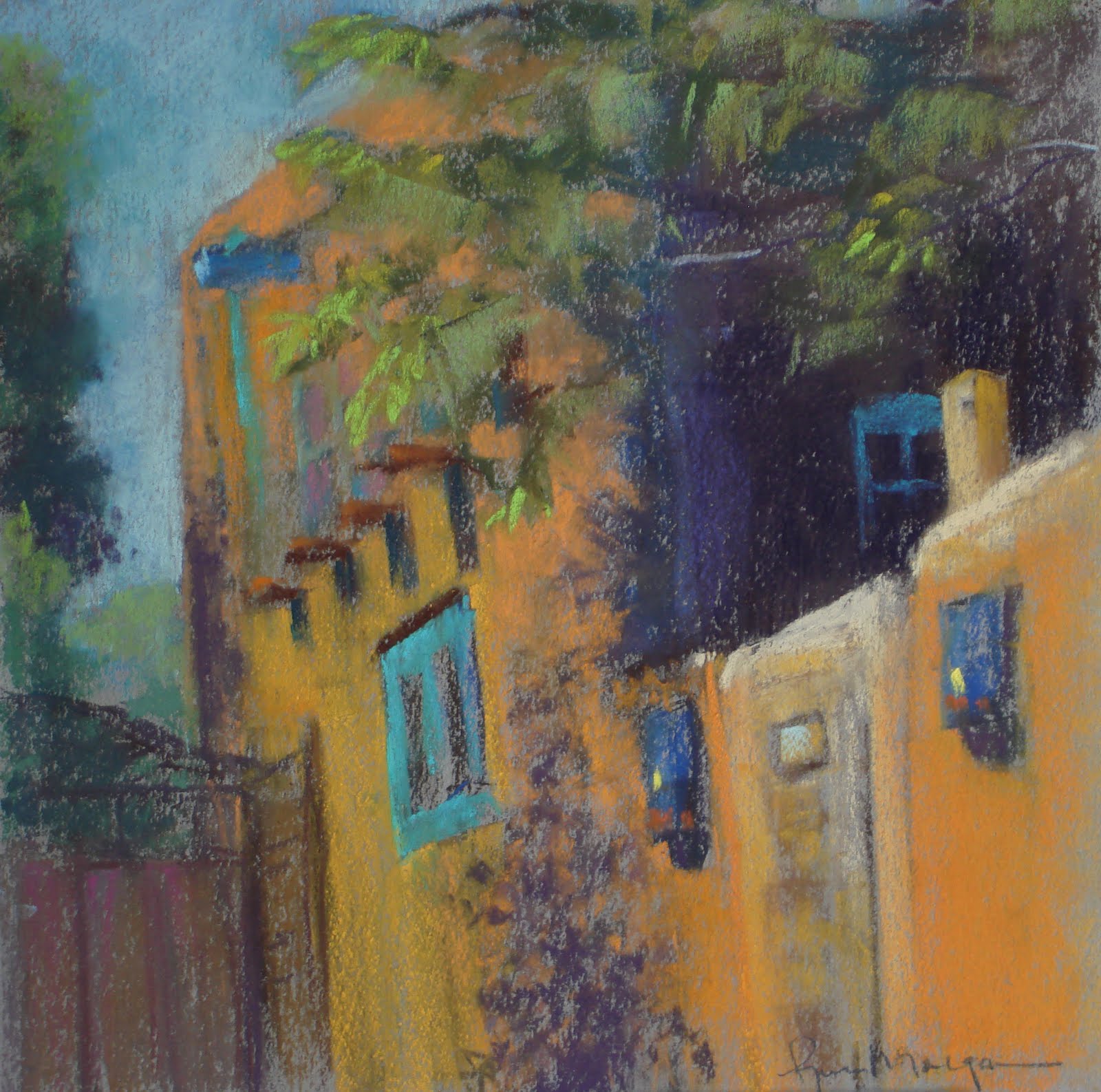 Daily Painters Abstract Gallery: Lynn Morgan Contemporary Pastel Paintings