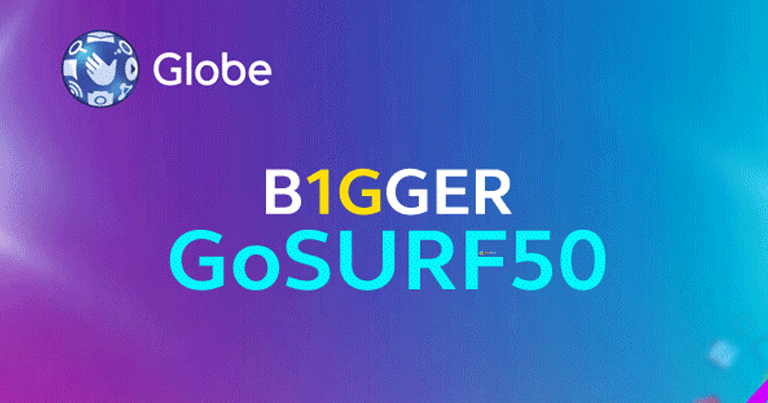 Globe GoSurf 50 Now Comes with 1GB Data and Unli All-Net Text - GeekPinas