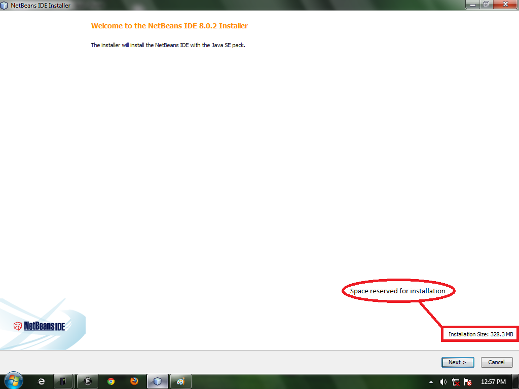Installing Netbeans in Windows