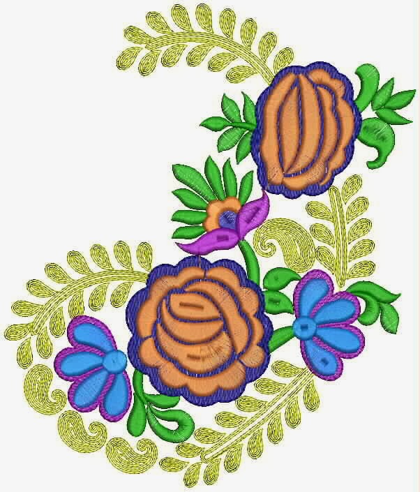 Embdesigntube: Embroidered Patch Designs Collection