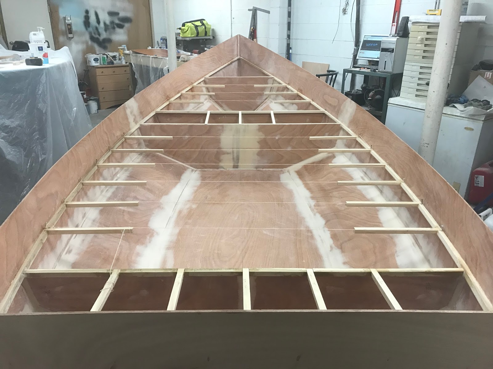 Dudley Dix Yacht Design: Argie 15 Seat Framing