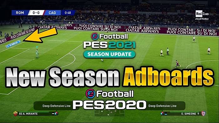 New Season Adboards Pack - PES 2021 & PES 2020 - Santri Shareit
