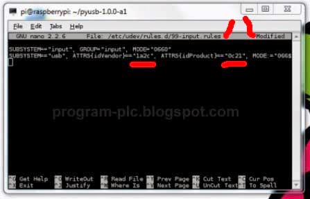 Send Data From USB Keyboard to PLC using Raspberry Pi and Modbus