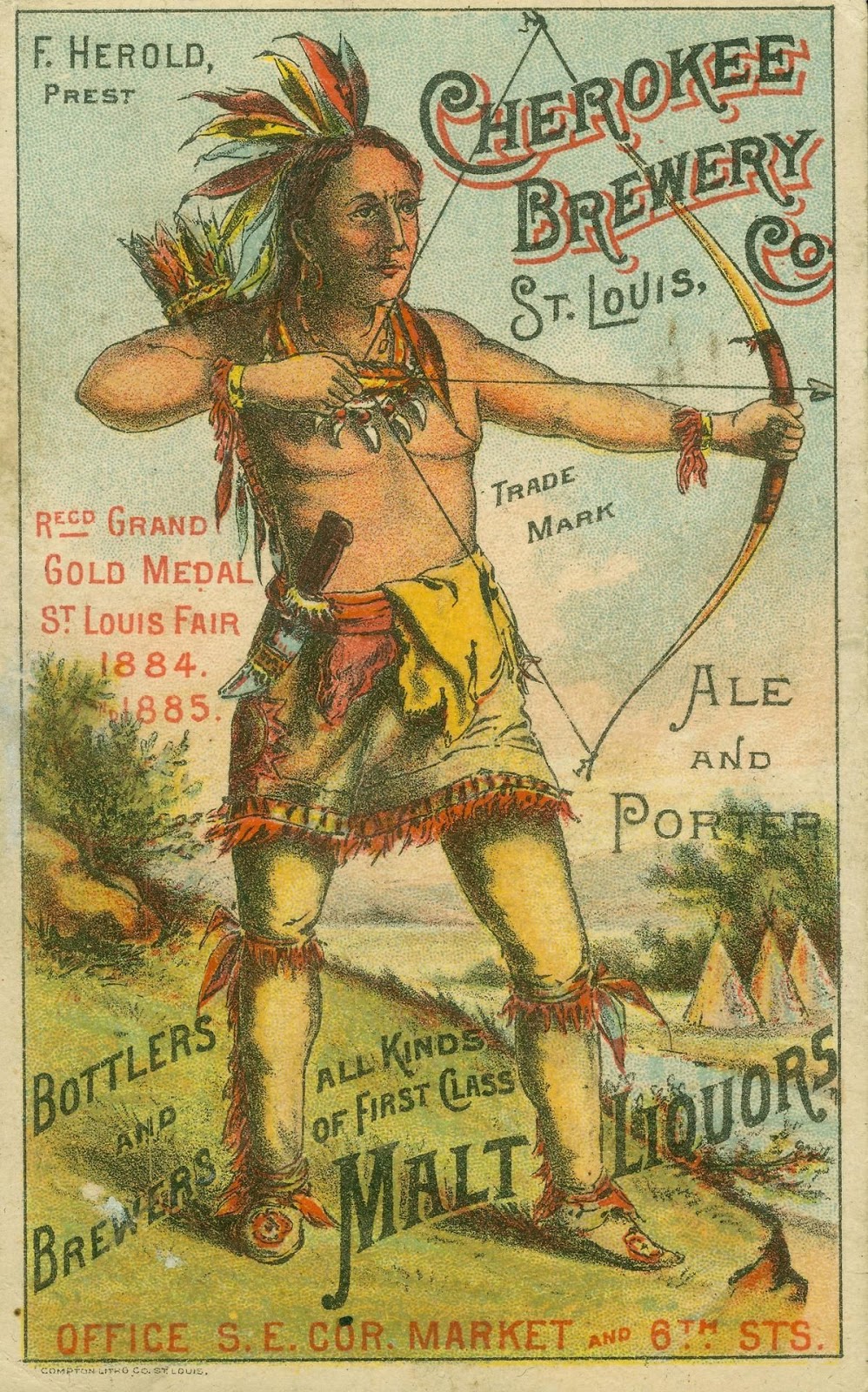 MemoriesandMiscellany: Native Americans Advertising Beer