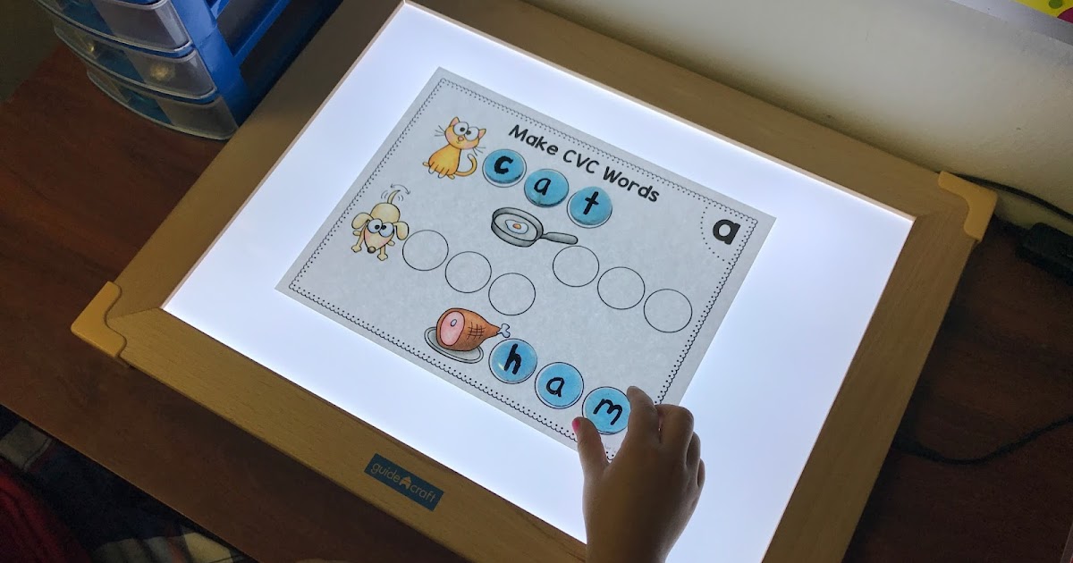 Light Table CVC Words | Just Teachy