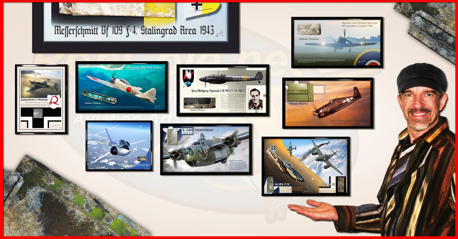 Aviation Art of Ron Cole & Cole's Aircraft: Ron Cole's Warbird Relic ...